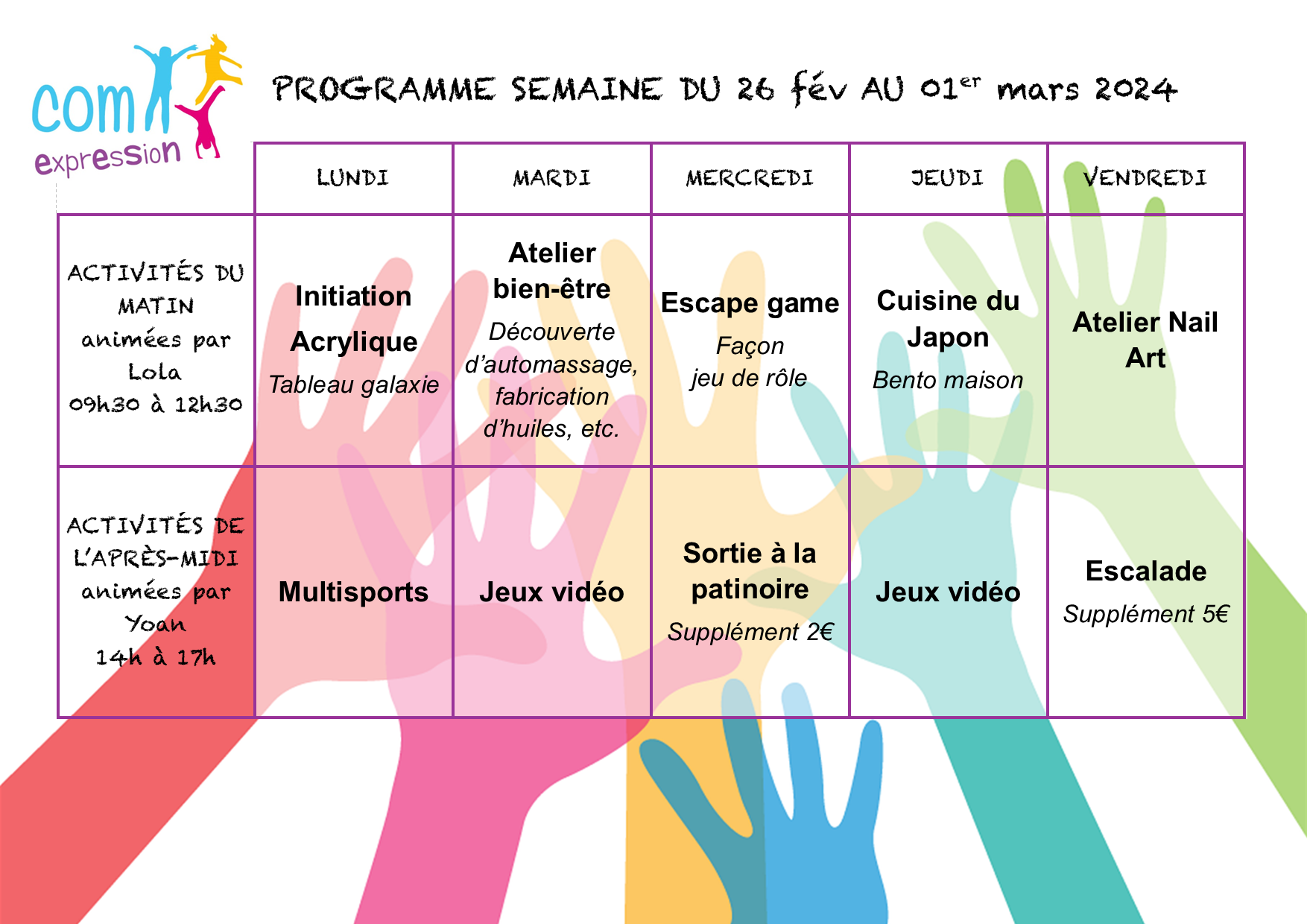 Com'Expression - Centre de loisirs Lyon Villeurbanne